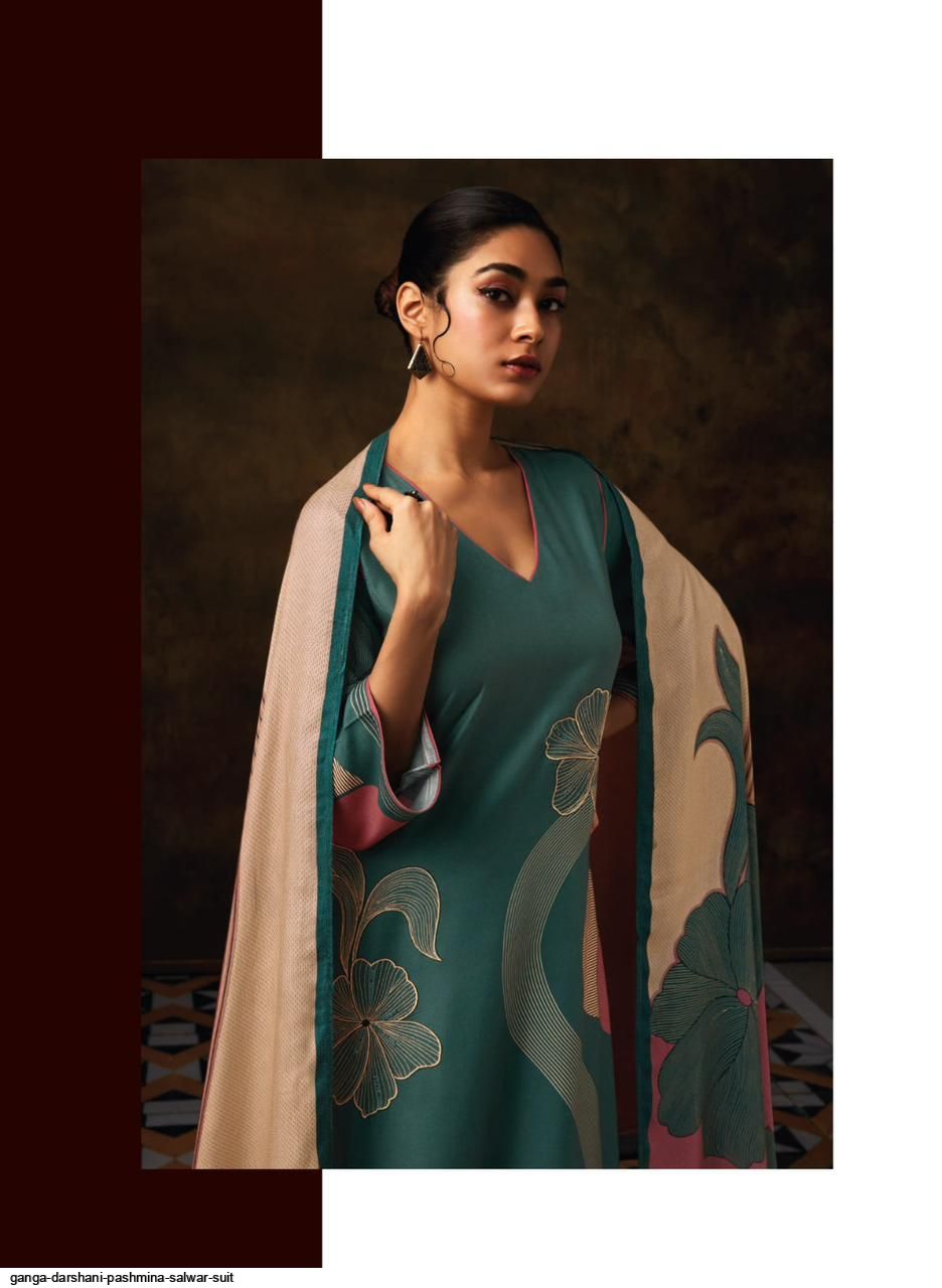 GANGA DARSHANI PASHMINA salwar suit