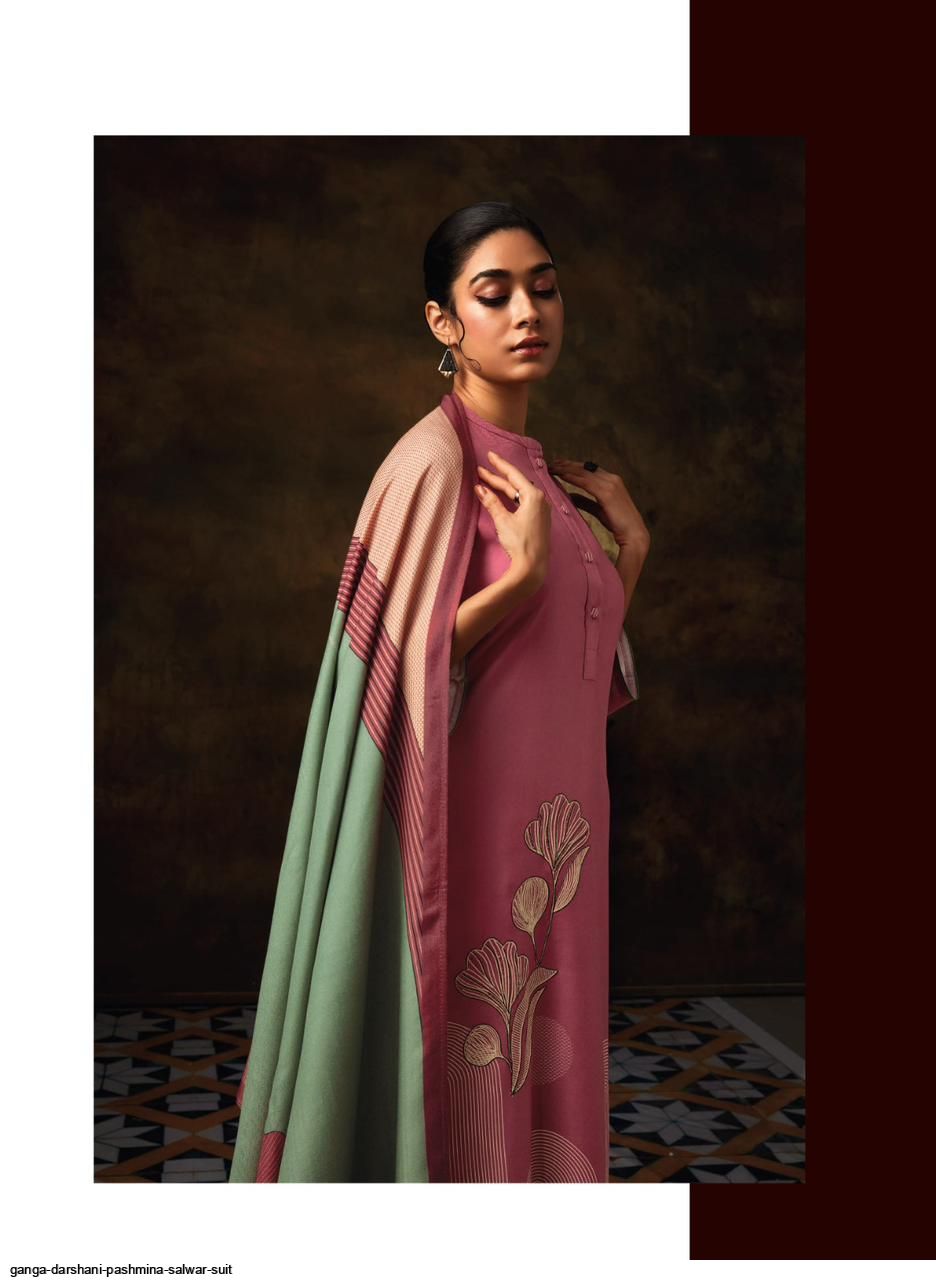 GANGA DARSHANI PASHMINA salwar suit