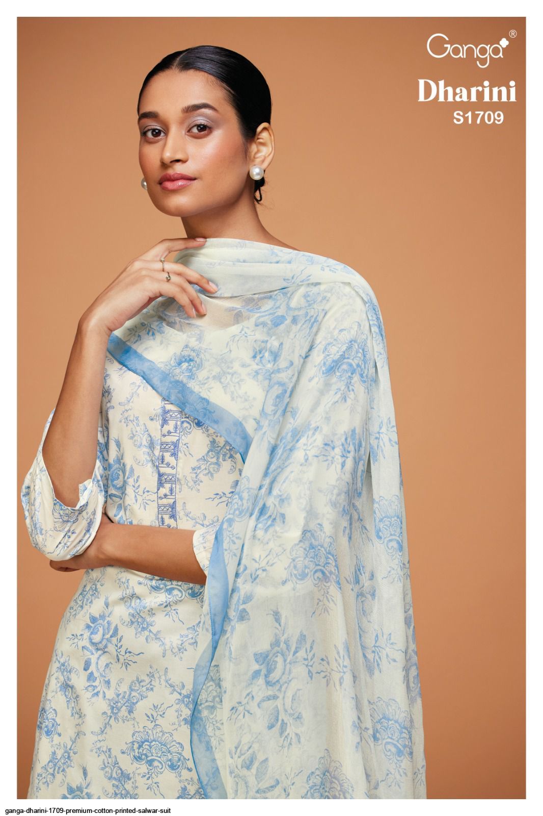 GANGA DHARINI 1709 PREMIUM COTTON PRINTED SALWAR SUIT