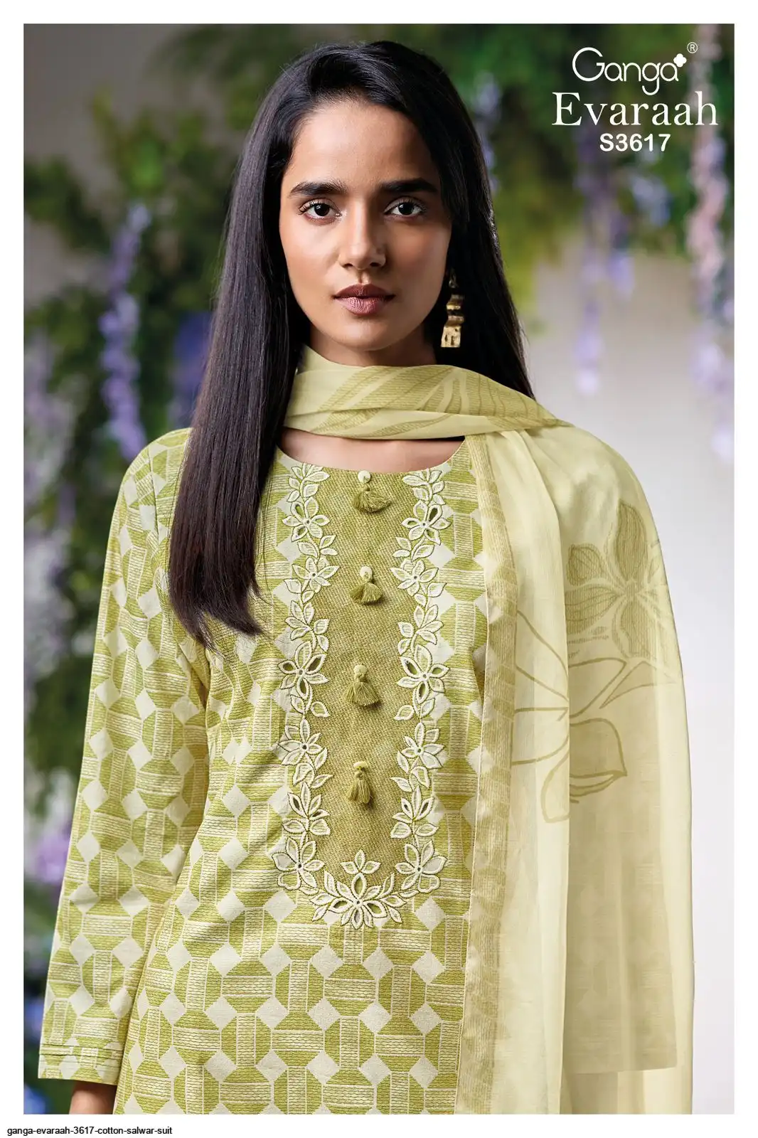 GANGA EVARAAH 3617 COTTON SALWAR SUIT