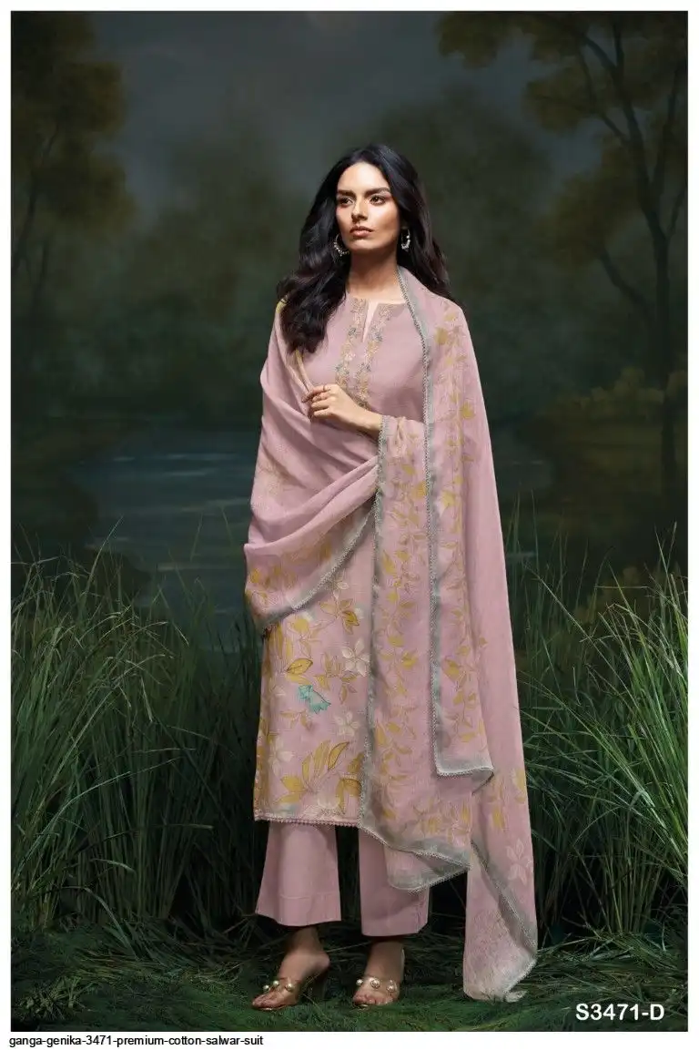 GANGA GENIKA 3471 PREMIUM COTTON salwar suit