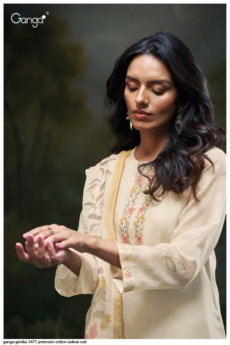 GANGA GENIKA 3471 PREMIUM COTTON salwar suit
