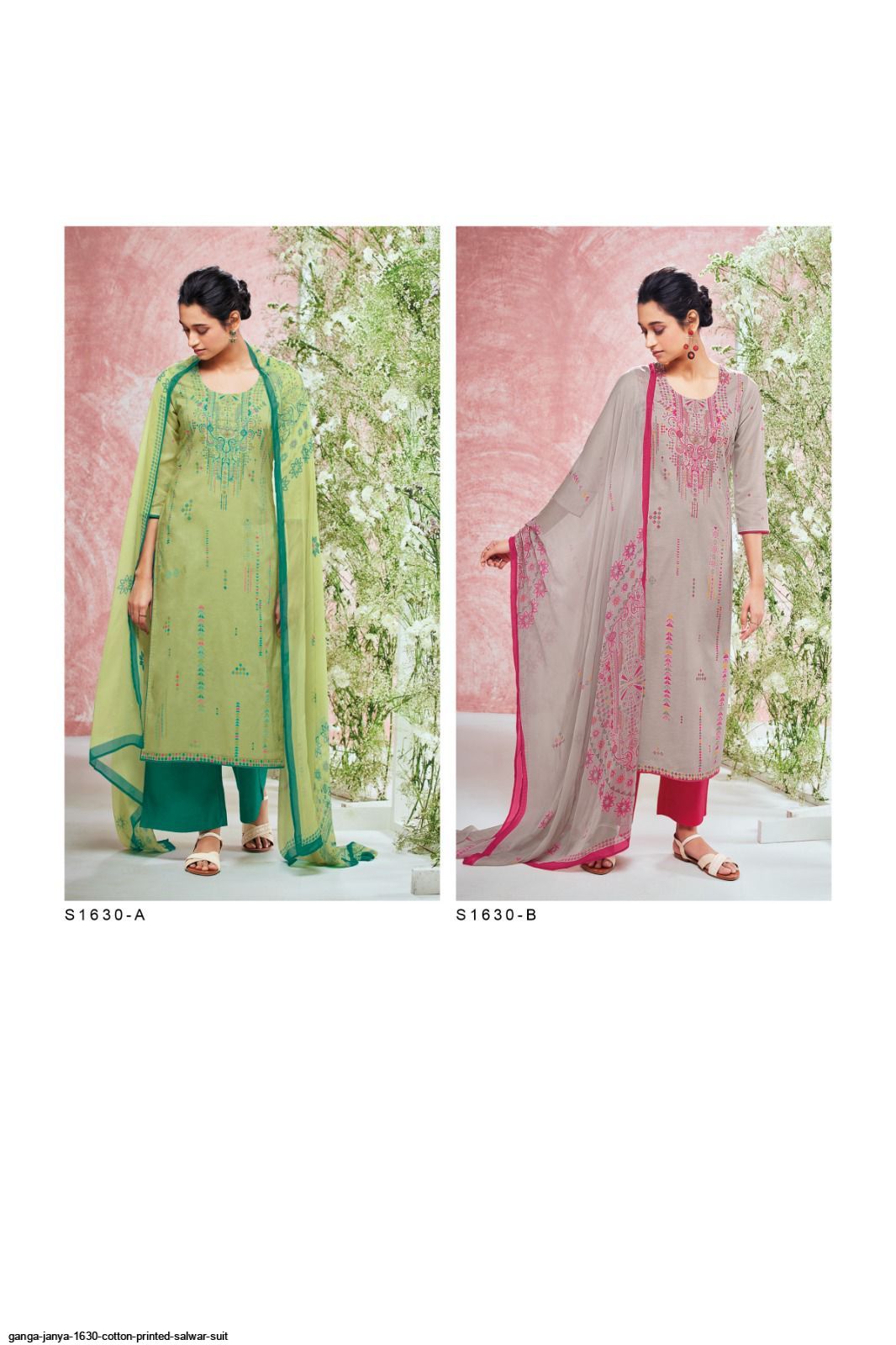 GANGA JANYA 1630 COTTON PRINTED SALWAR SUIT