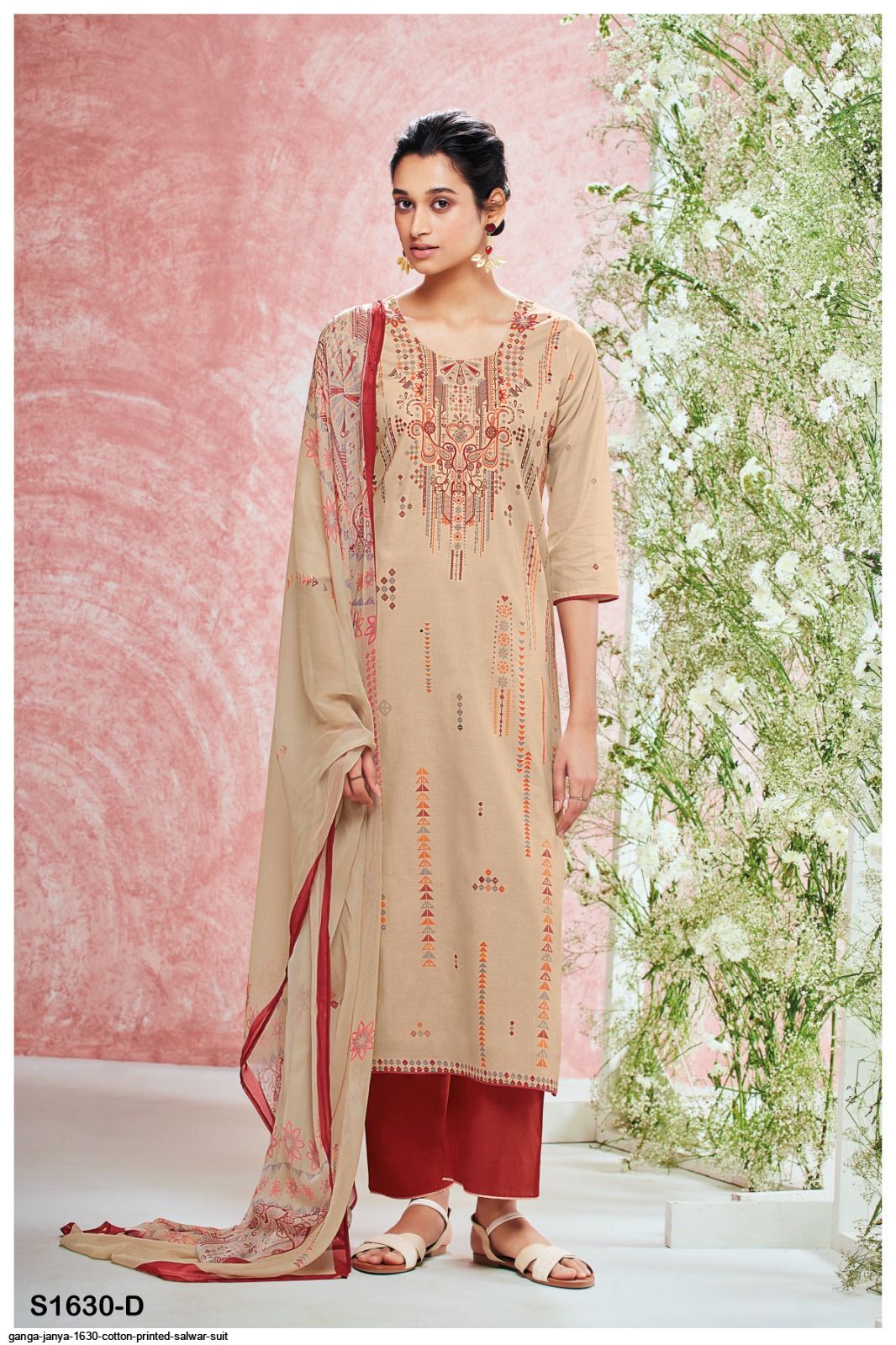 GANGA JANYA 1630 COTTON PRINTED SALWAR SUIT
