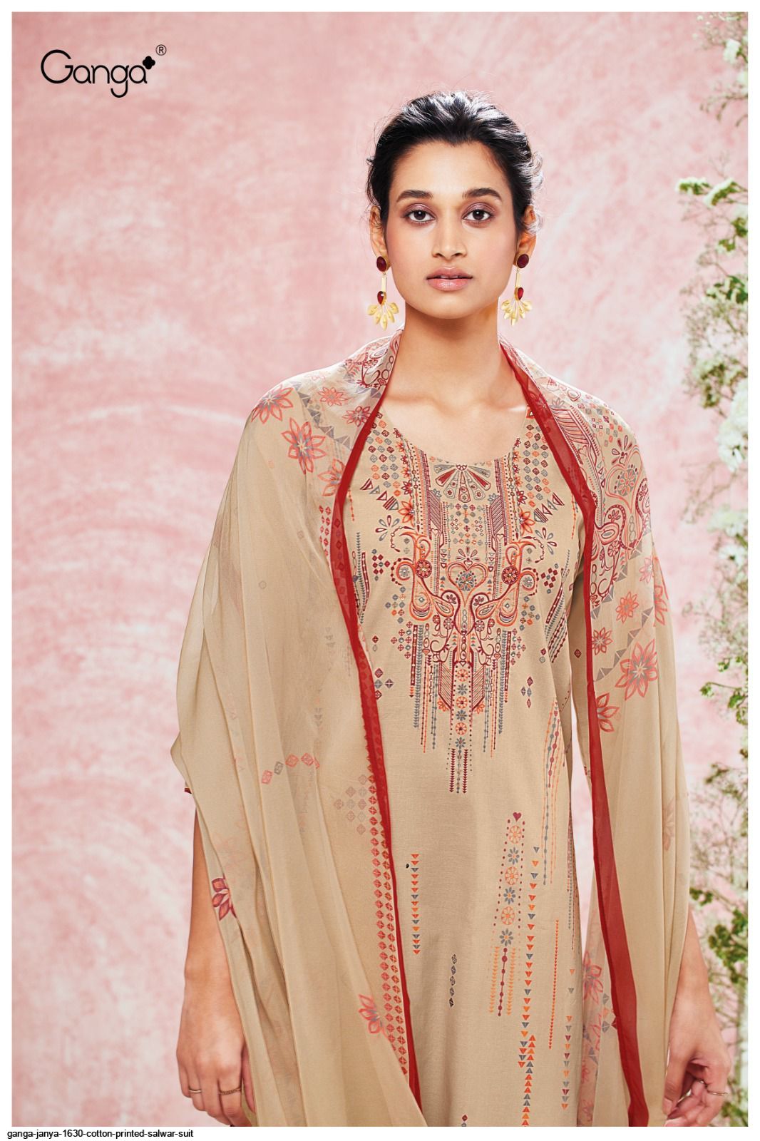 GANGA JANYA 1630 COTTON PRINTED SALWAR SUIT