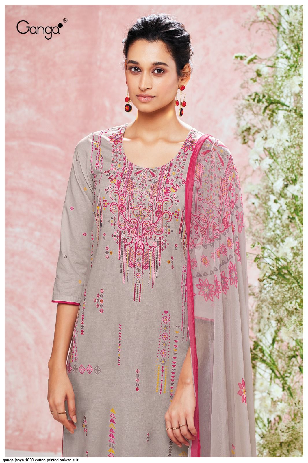 GANGA JANYA 1630 COTTON PRINTED SALWAR SUIT