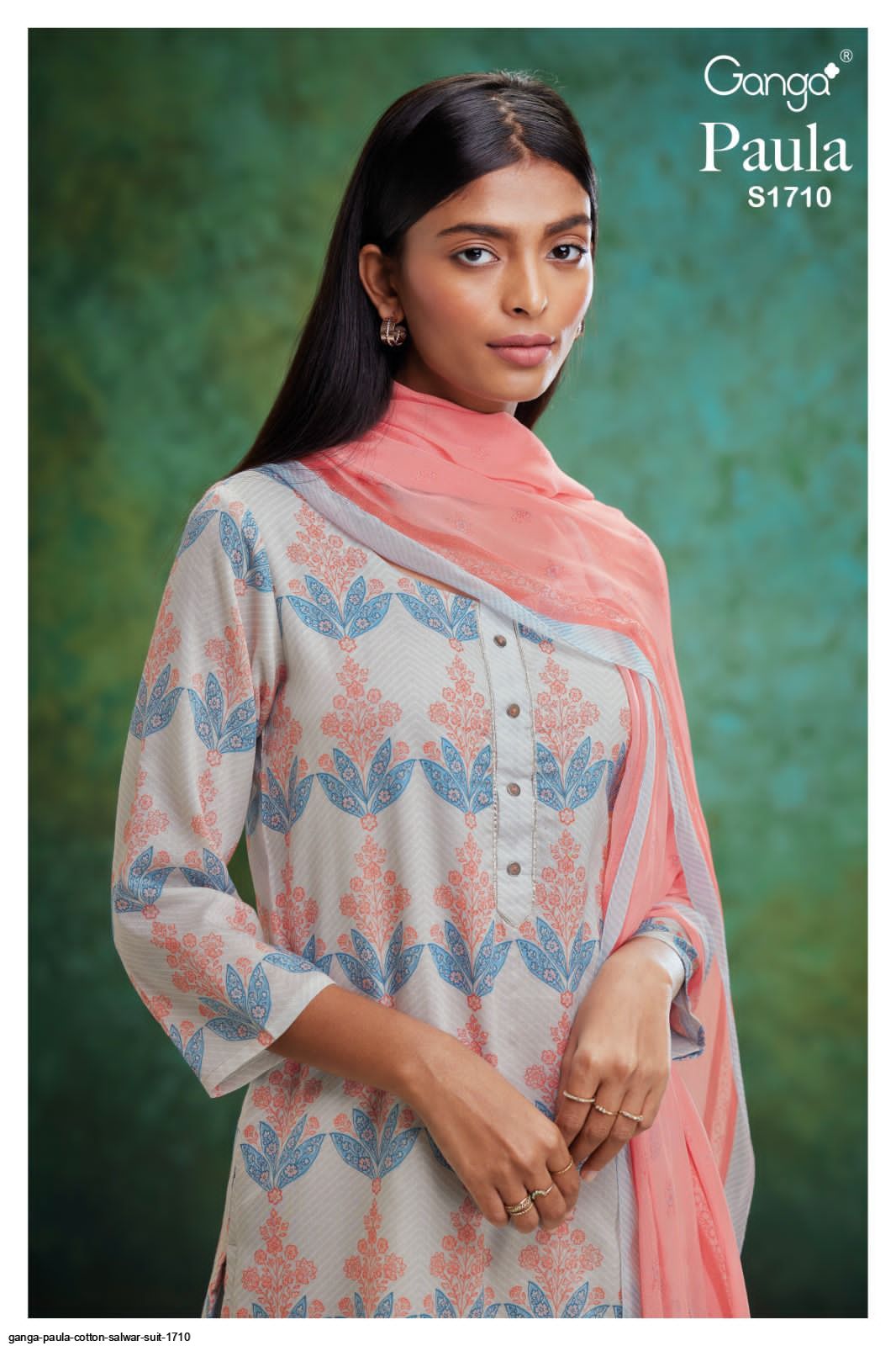 GANGA PAULA COTTON SALWAR SUIT 1710