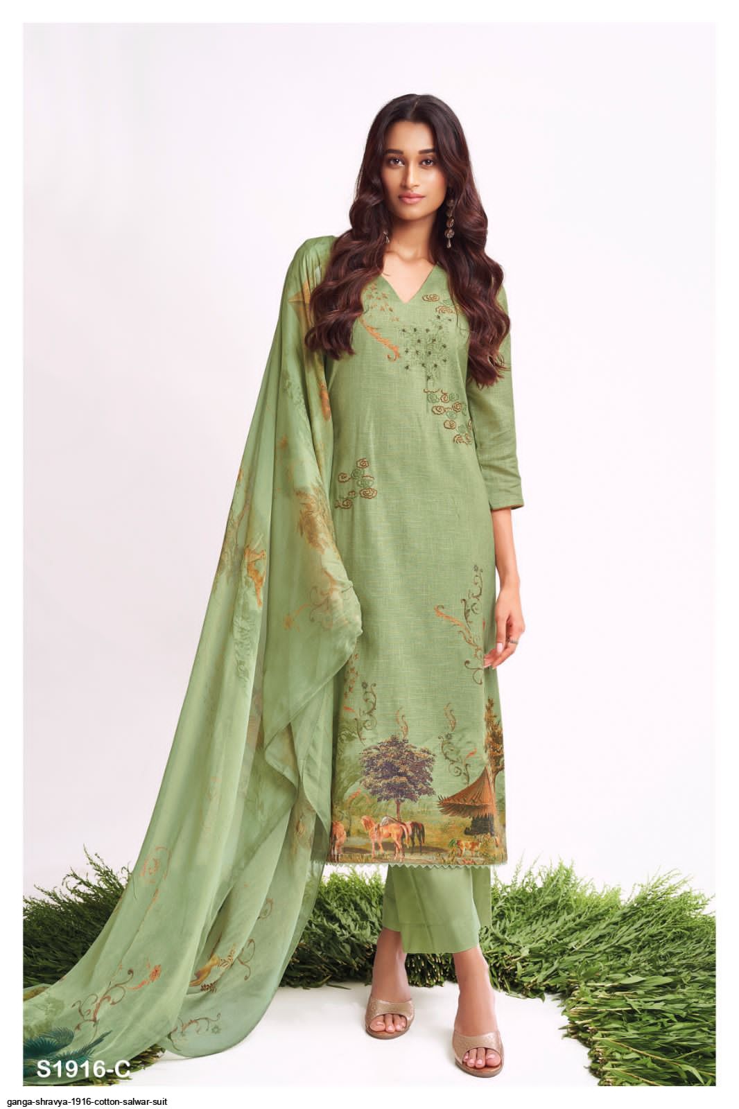 GANGA SHRAVYA 1916 COTTON SALWAR SUIT