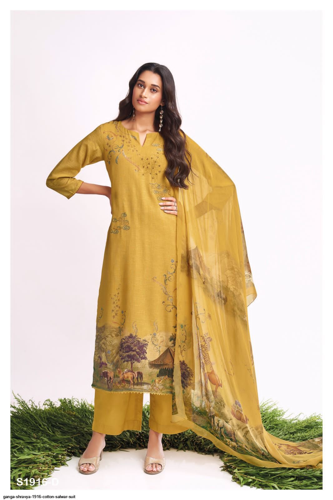 GANGA SHRAVYA 1916 COTTON SALWAR SUIT