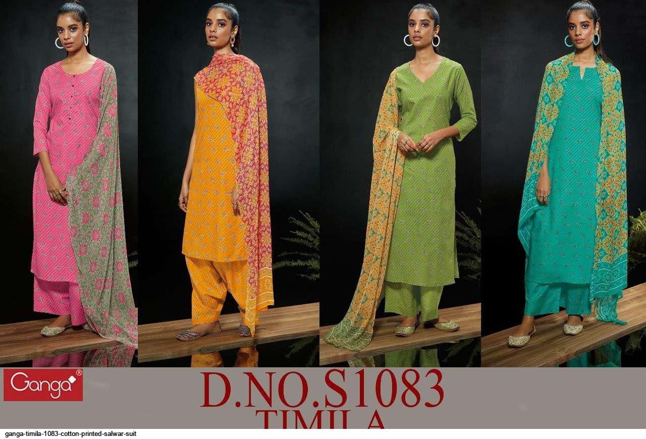 GANGA TIMILA 1083 COTTON PRINTED salwar suit