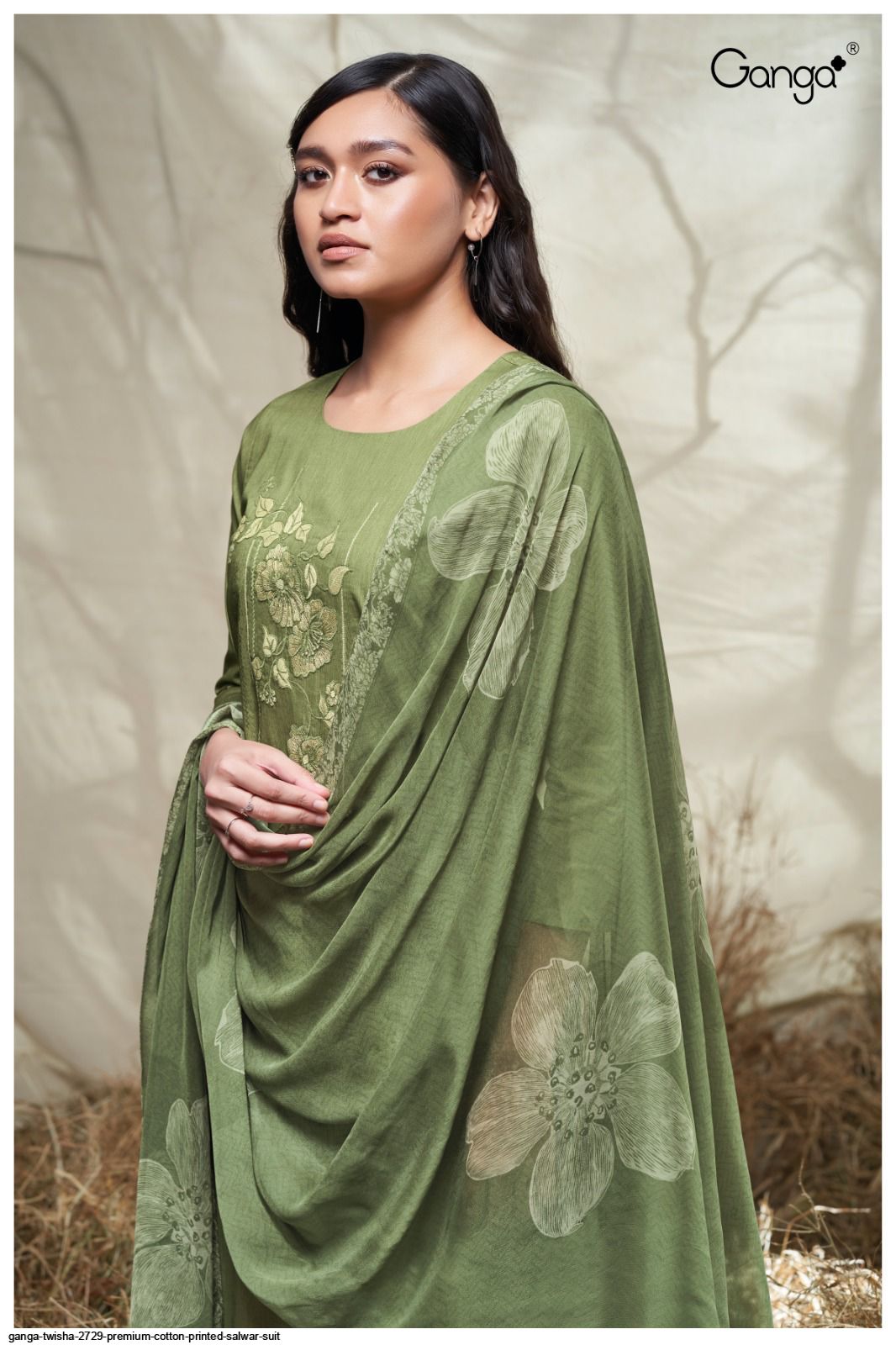 GANGA TWISHA 2729 PREMIUM COTTON PRINTED SALWAR SUIT