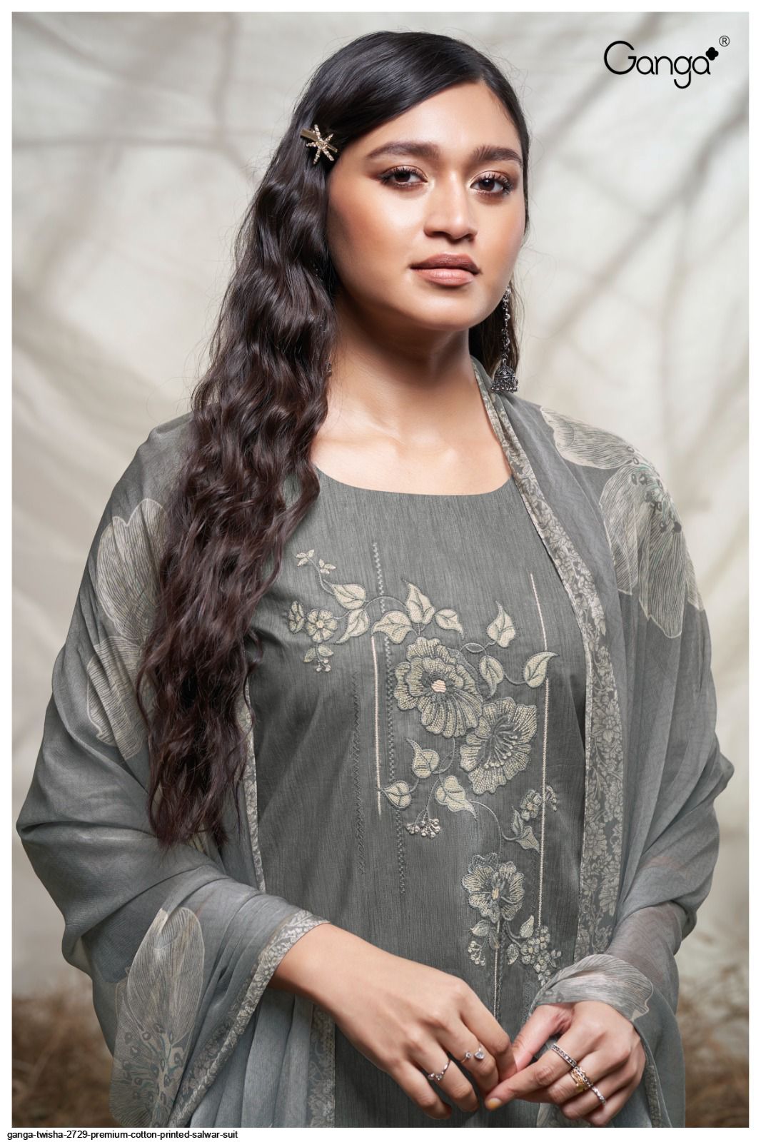 GANGA TWISHA 2729 PREMIUM COTTON PRINTED SALWAR SUIT