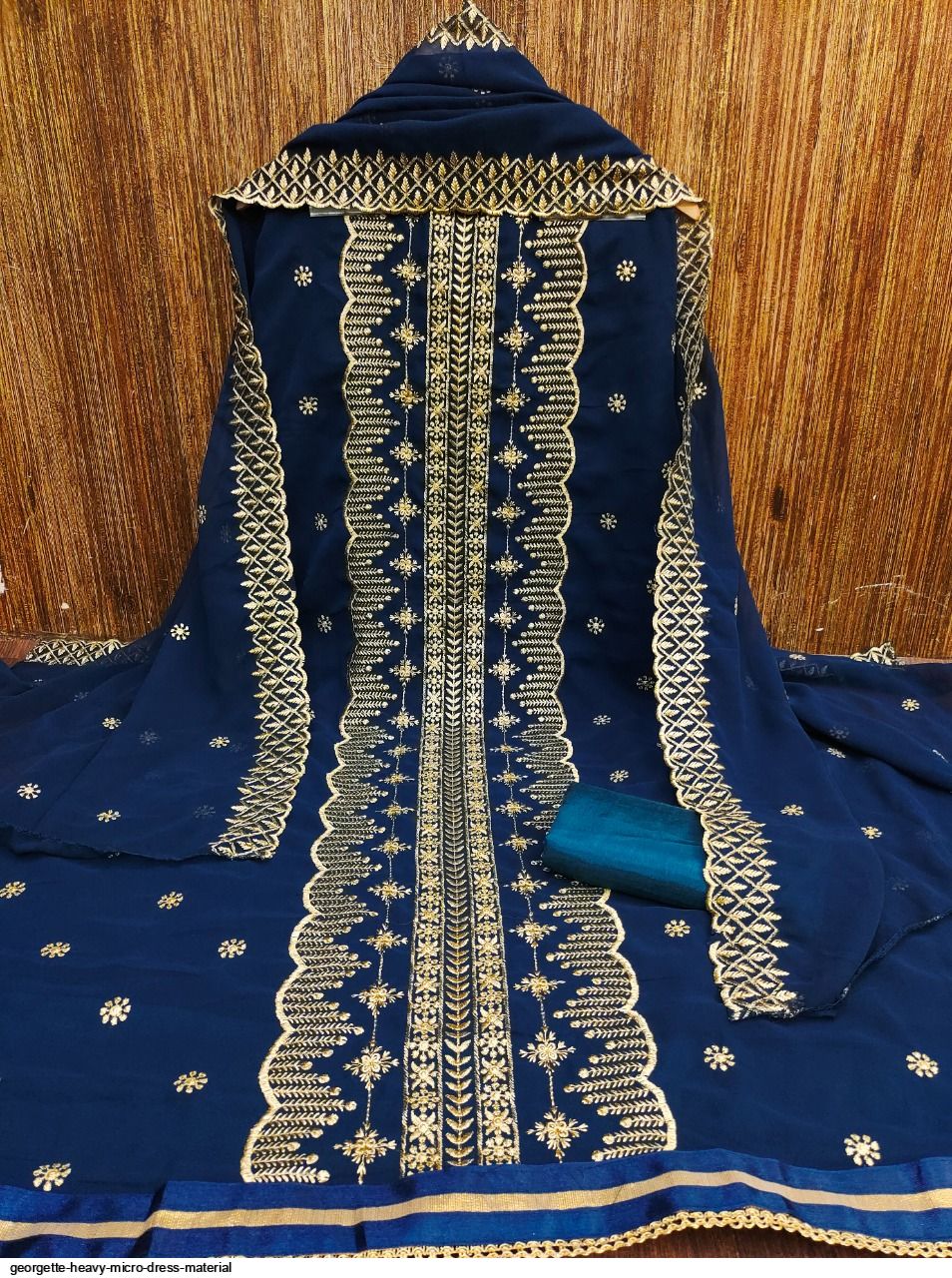 georgette heavy micro dress material