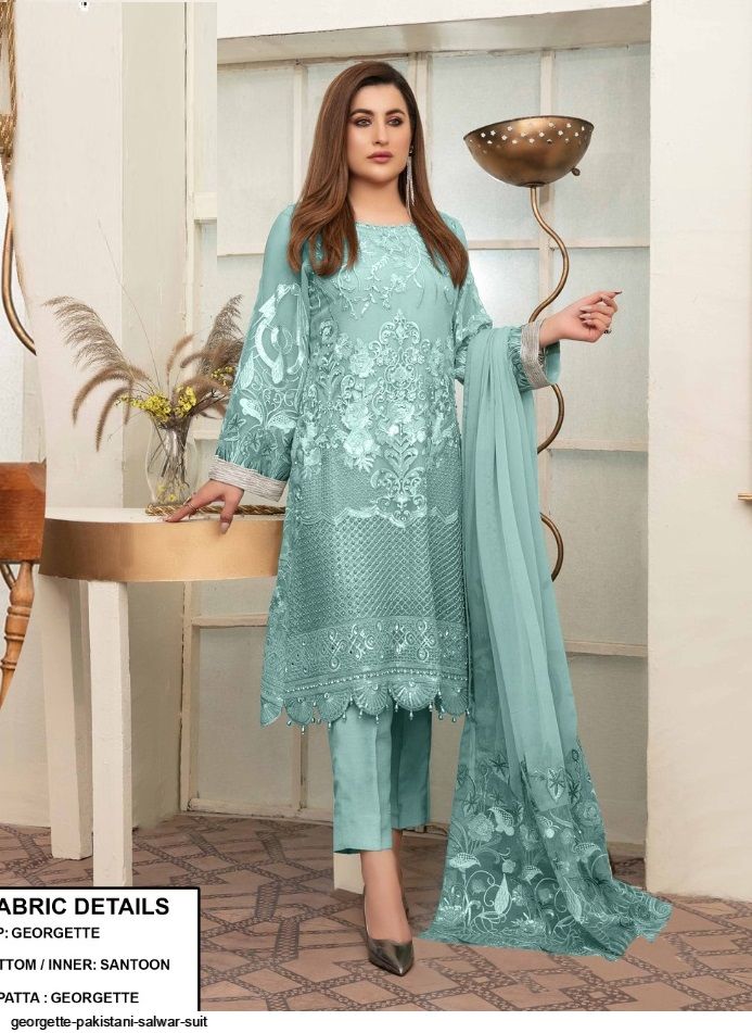 georgette pakistani salwar suit