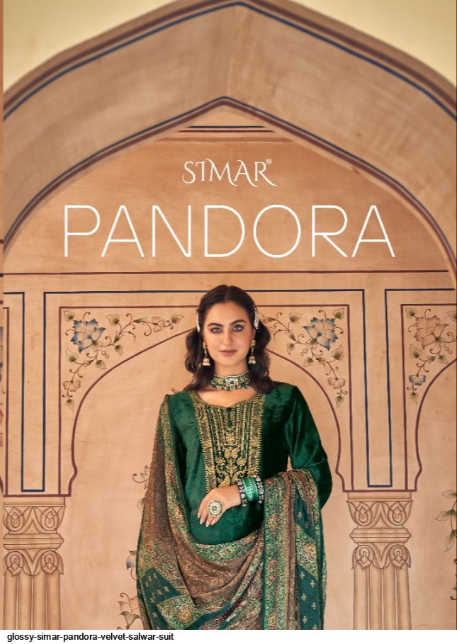 Glossy SIMAR Pandora VELVET SALWAR SUIT