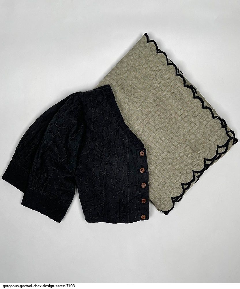 GORGEOUS Gadwal Chex DESIGN SAREE 7103