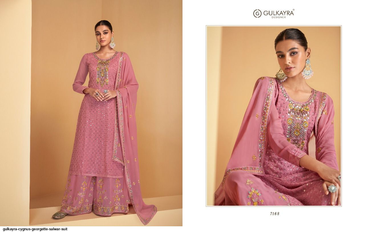 GULKAYRA CYGNUS Georgette salwar suit