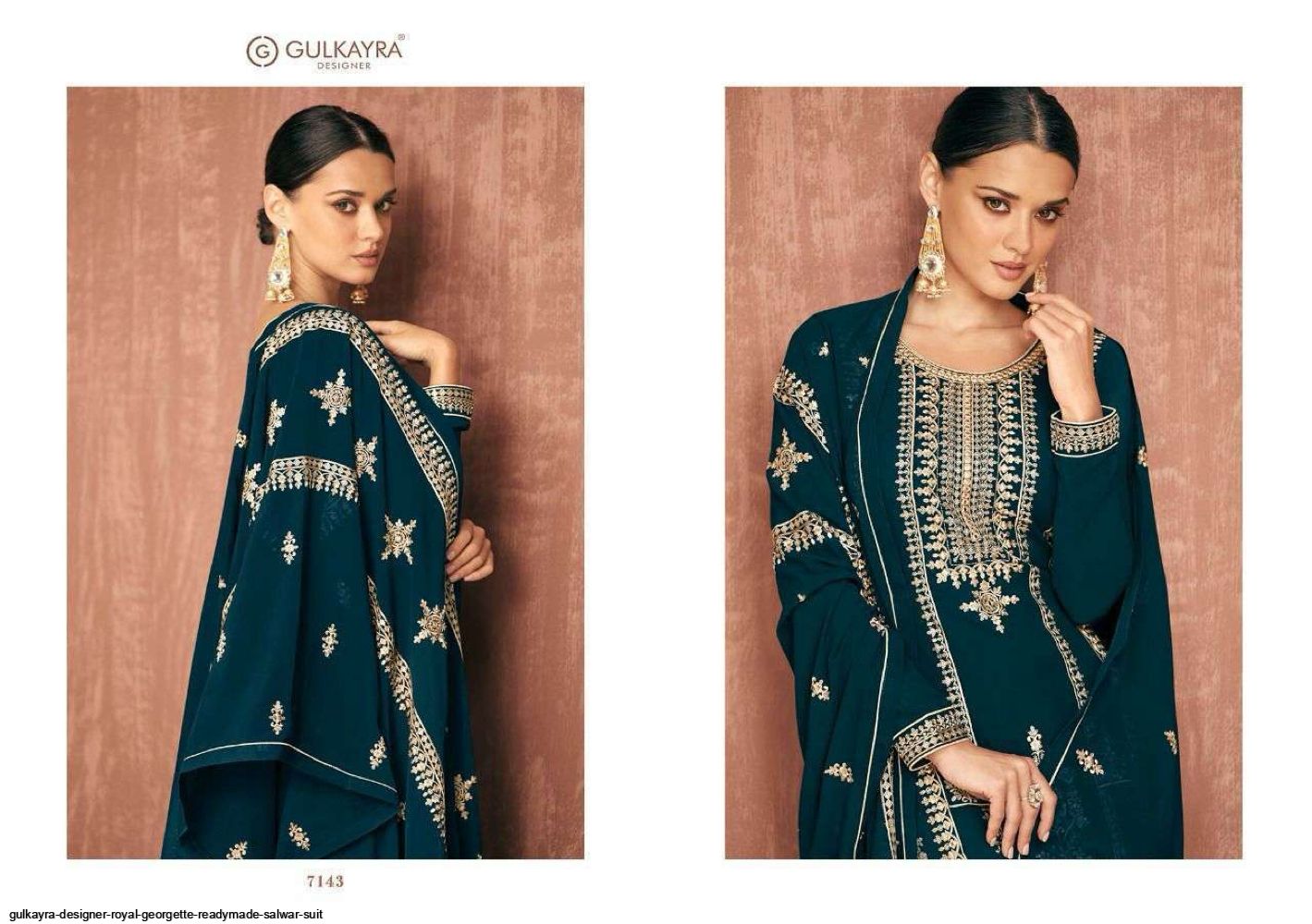 Gulkayra Designer Royal GEORGETTE READYMADE SALWAR SUIT