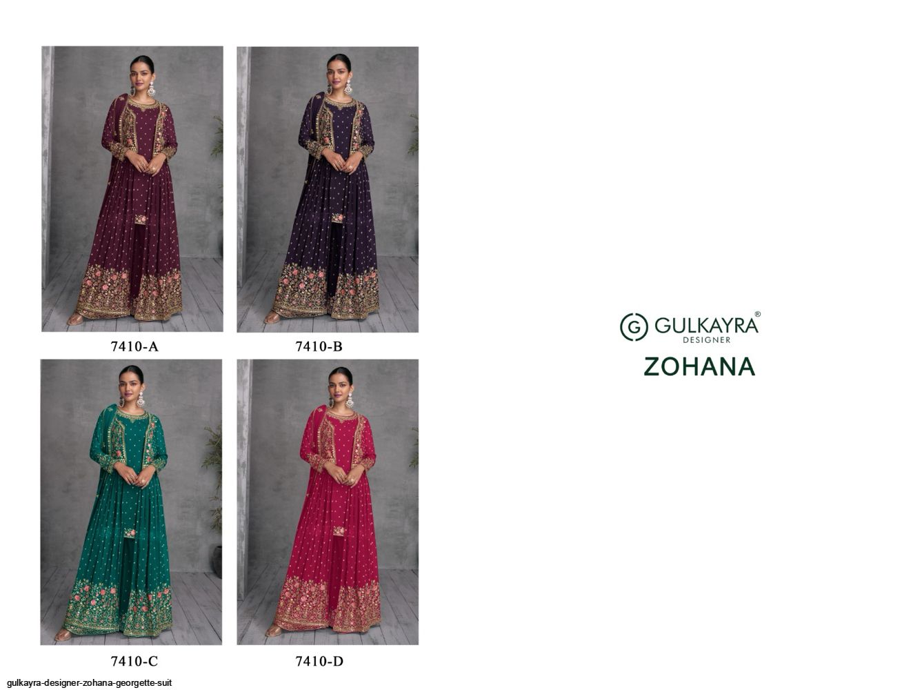 Gulkayra Designer ZOHANA Georgette suit