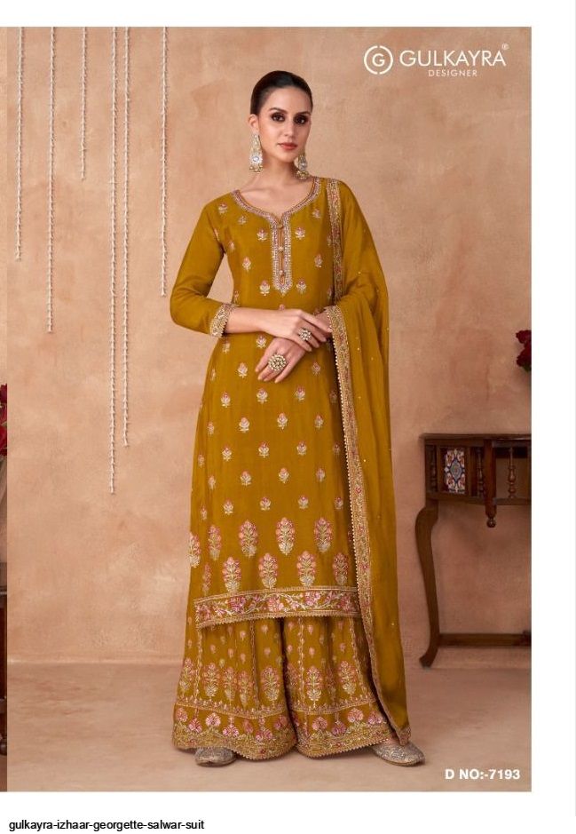 Gulkayra IZHAAR Georgette salwar suit