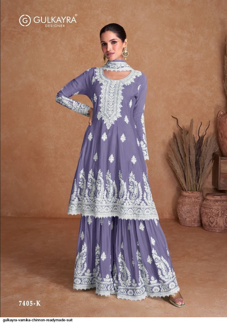 Gulkayra VAMIKA Chinnon readymade suit