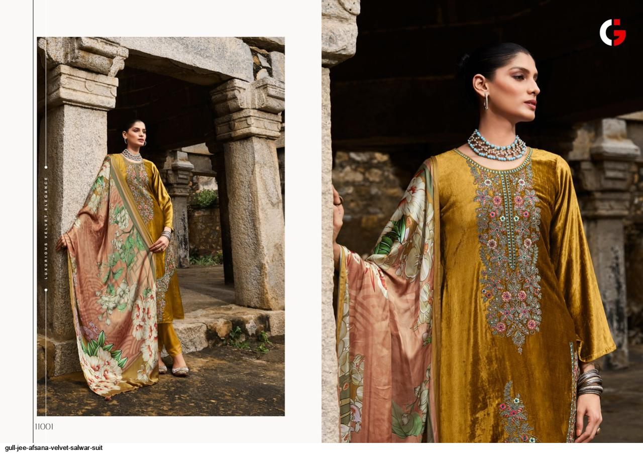 GULL JEE AFSANA VELVET SALWAR SUIT