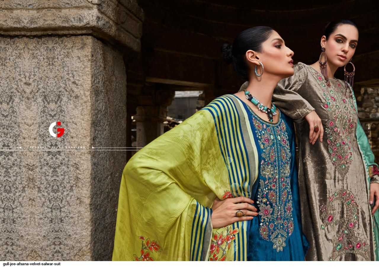 GULL JEE AFSANA VELVET SALWAR SUIT