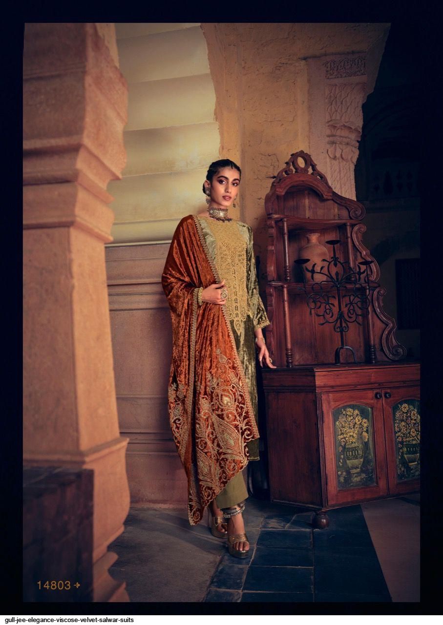 GULL JEE ELEGANCE Viscose velvet SALWAR SUITS