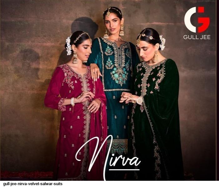 Gull JEE NIRVA Velvet salwar suits