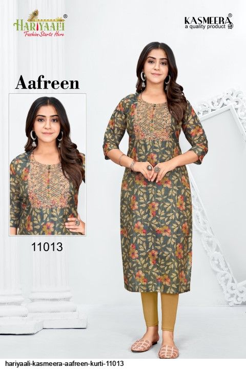 HARIYAALI KASMEERA AAFREEN KURTI 11013