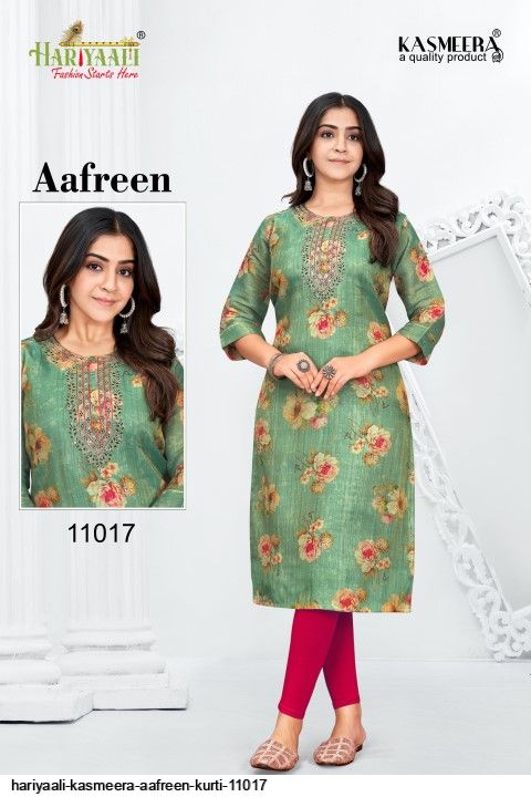 HARIYAALI KASMEERA AAFREEN KURTI 11017