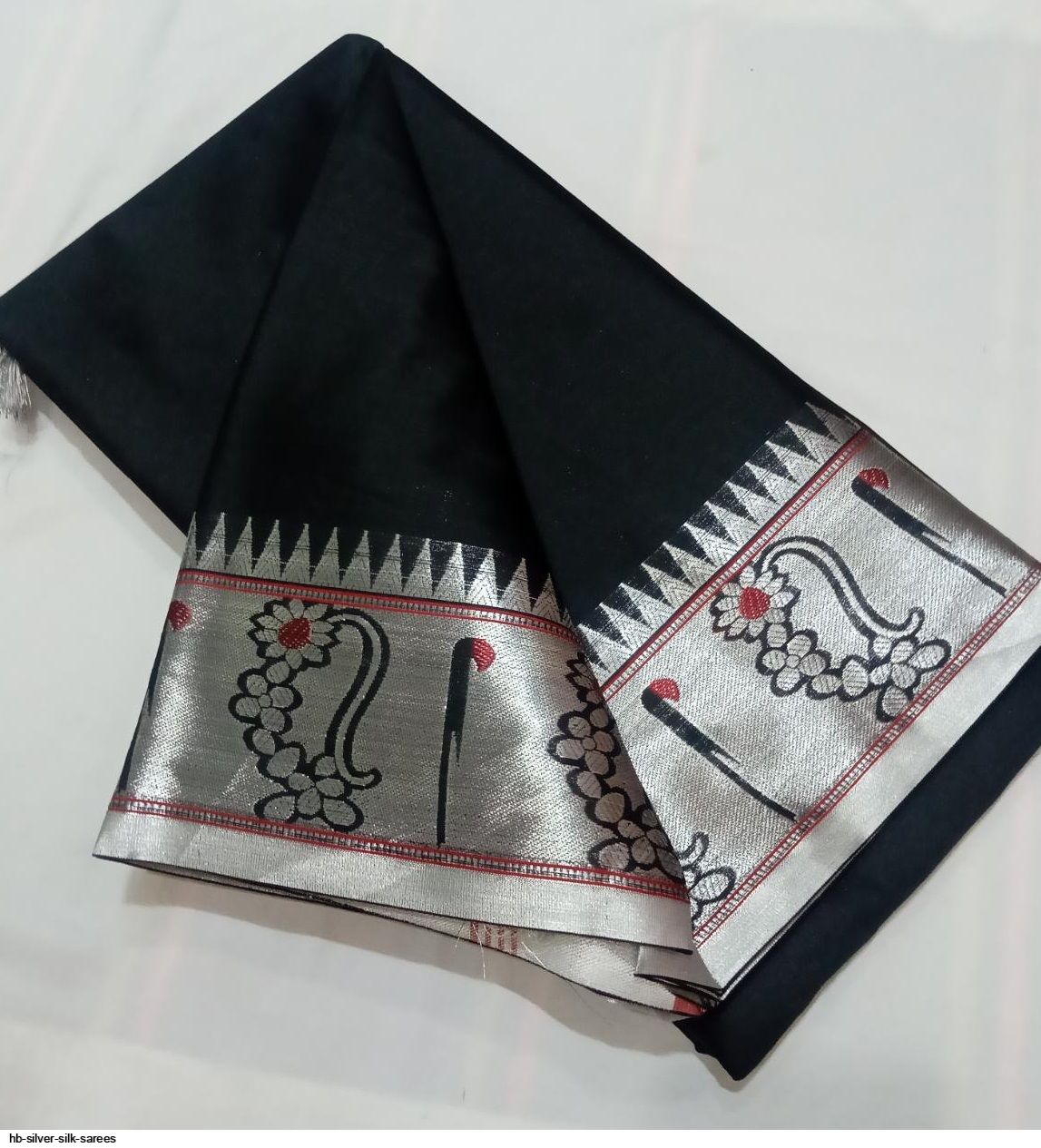 HB SILVER SILK SAREES