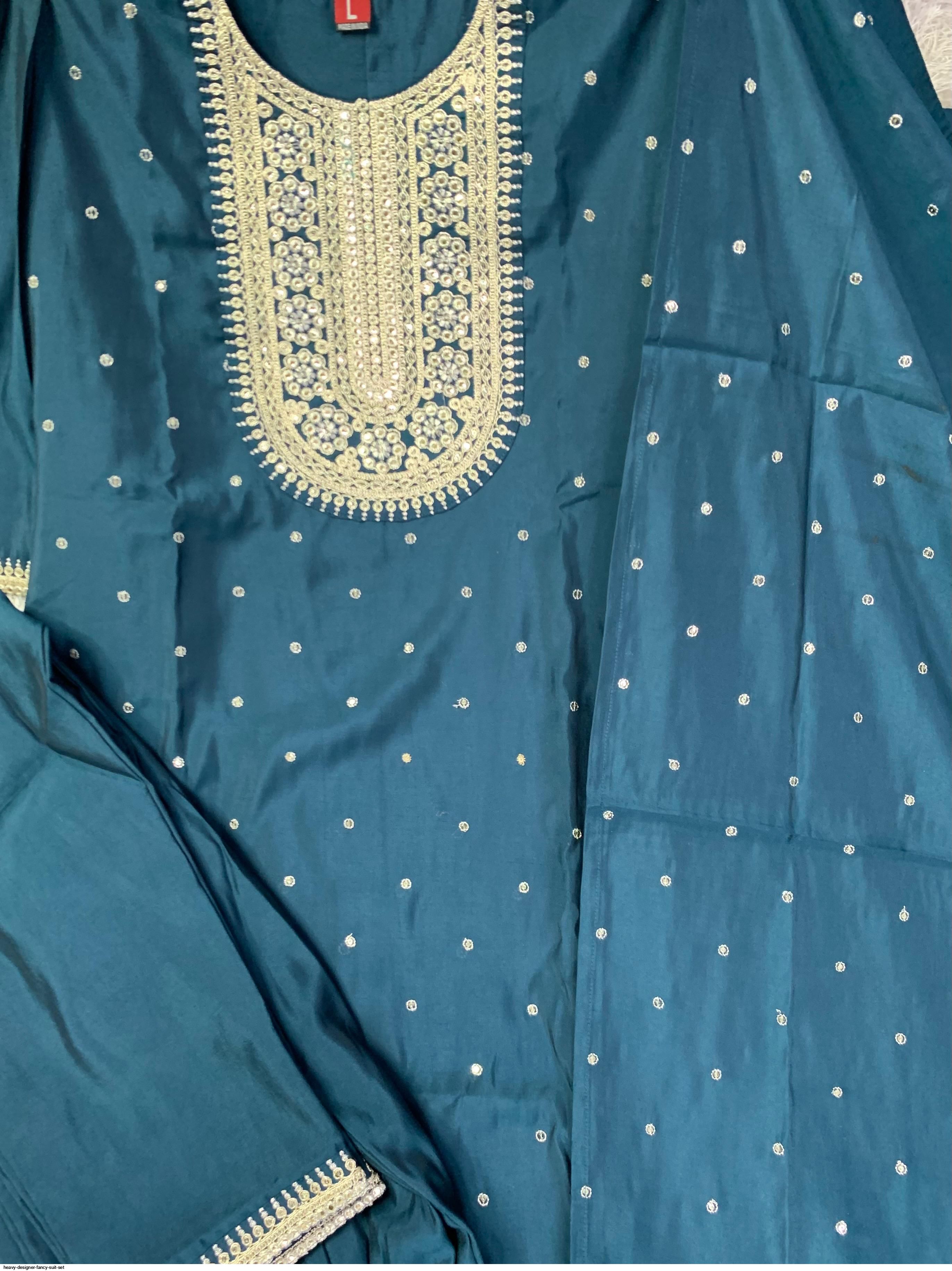 HEAVY DESIGNER FANCY SUIT SET