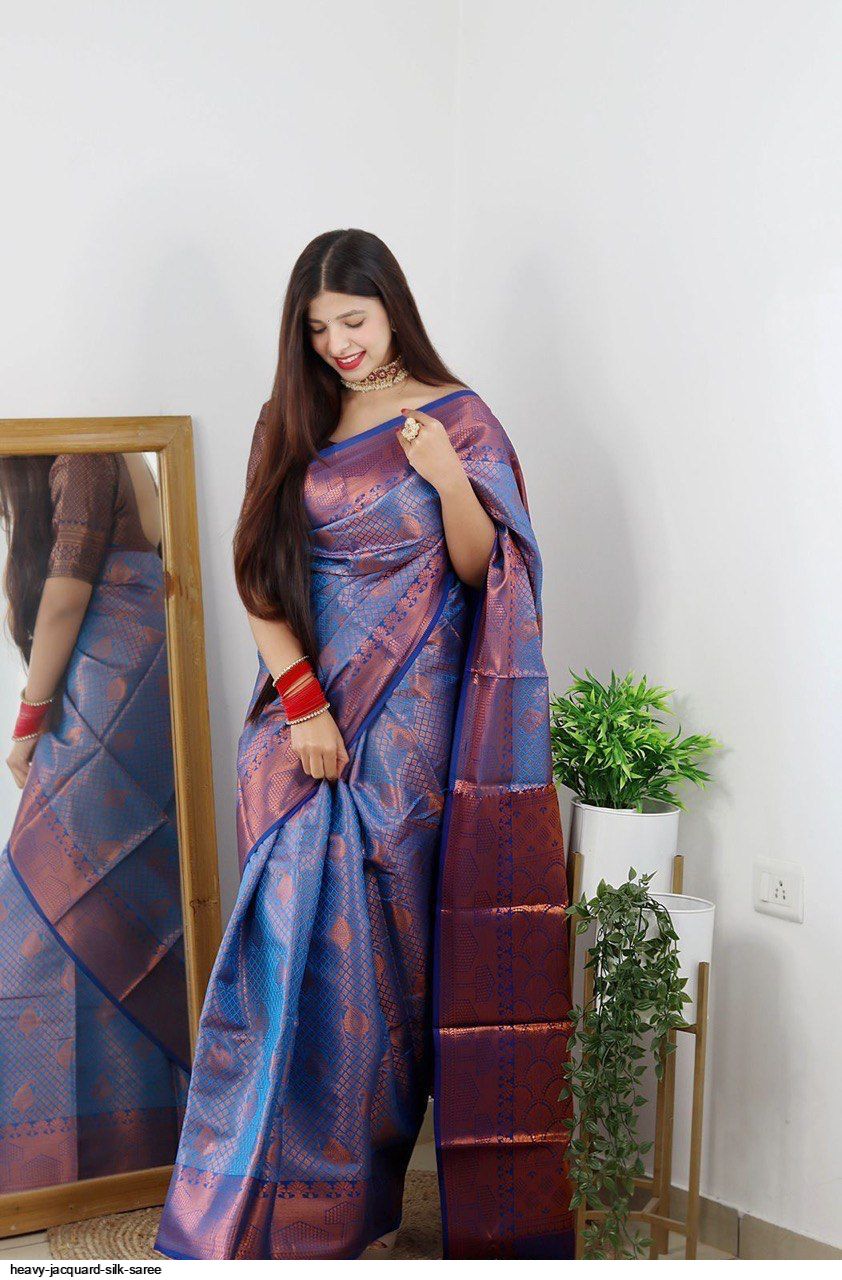 HEAVY JACQUARD SILK SAREE