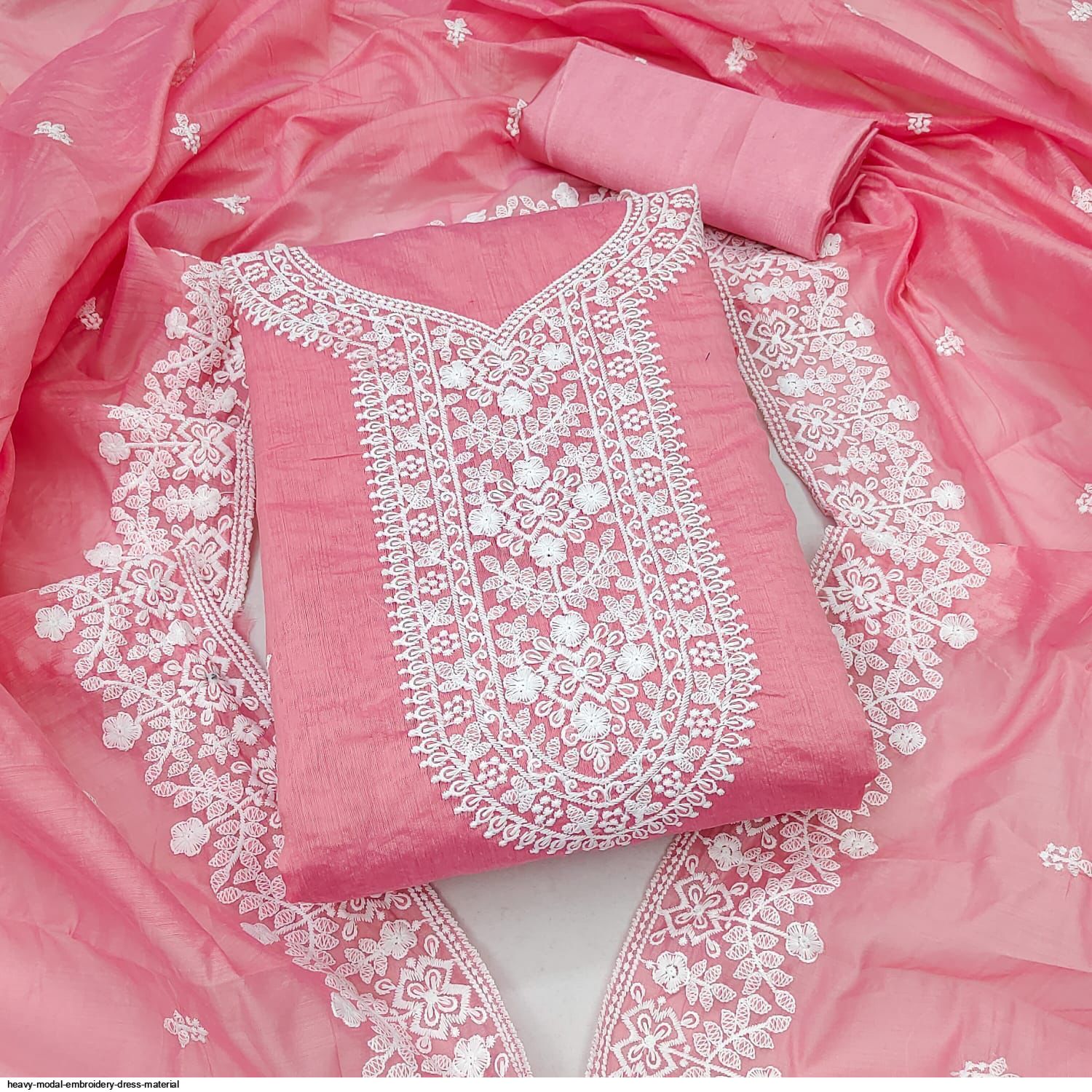 HEAVY MODAL EMBROIDERY DRESS MATERIAL