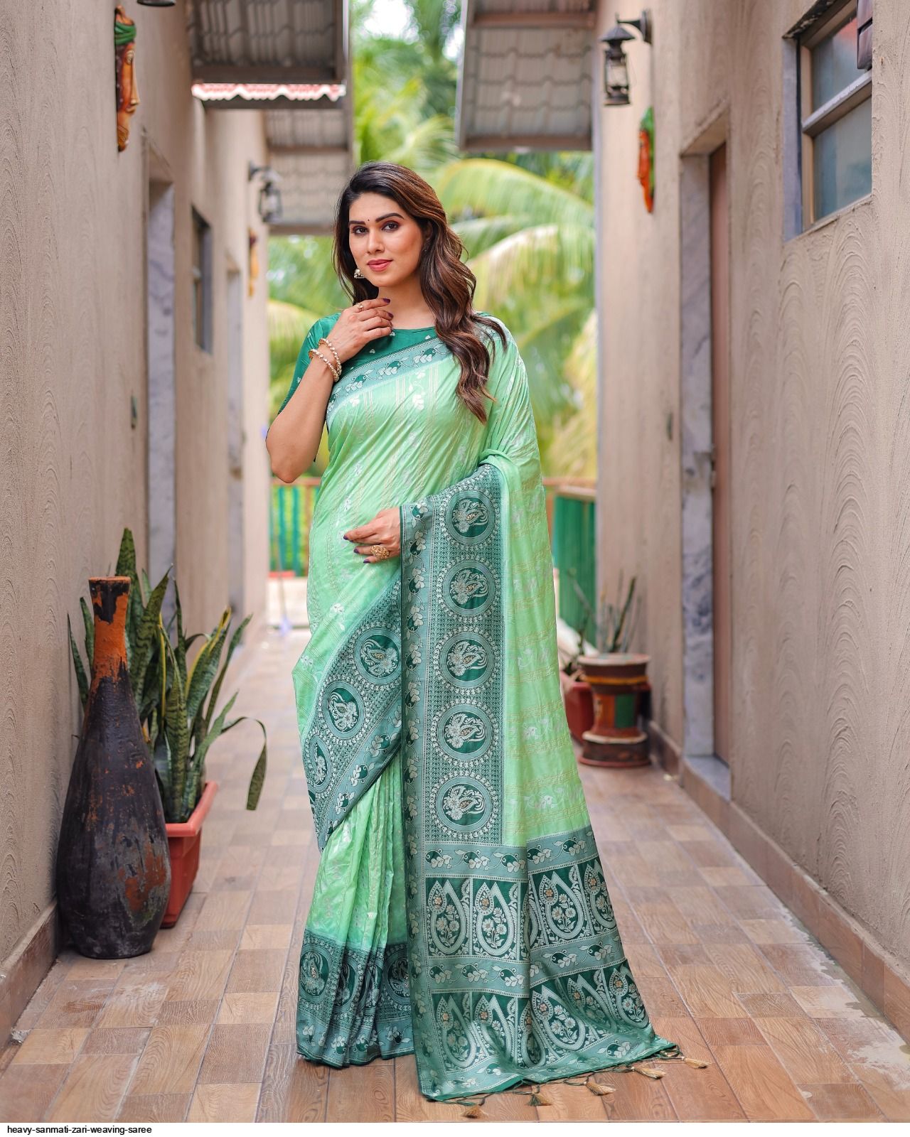 sanmati-FANCY zari-weaving-saree