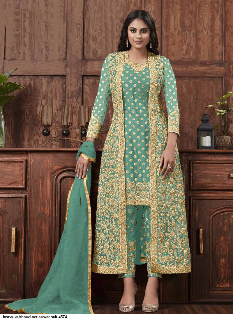 Heavy Vaishnavi net salwar suit 4574