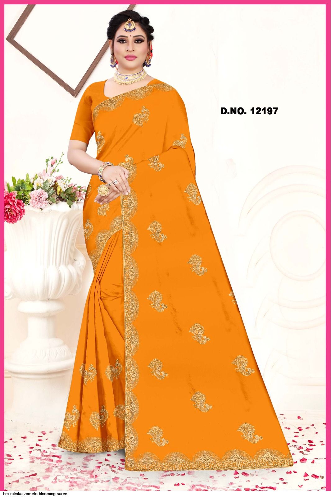 HM RUTVIKA ZOMETO BLOOMING saree