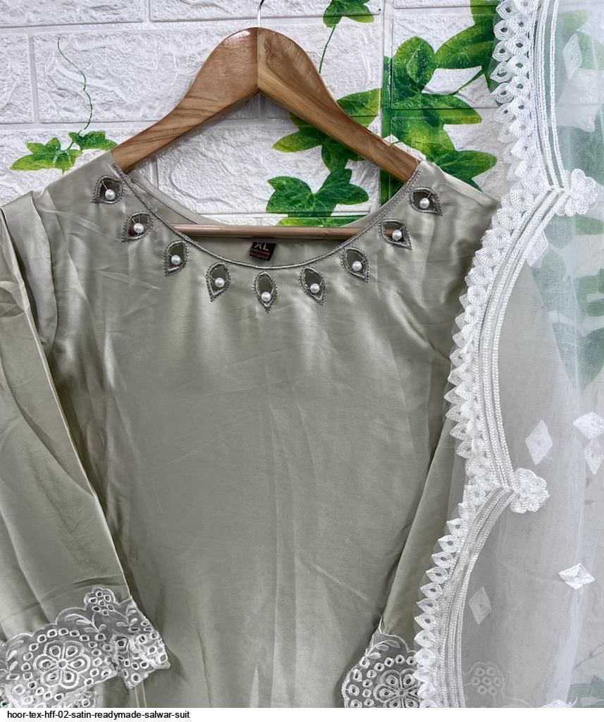 Hoor Tex HFF 02 SATIN READYMADE SALWAR SUIT