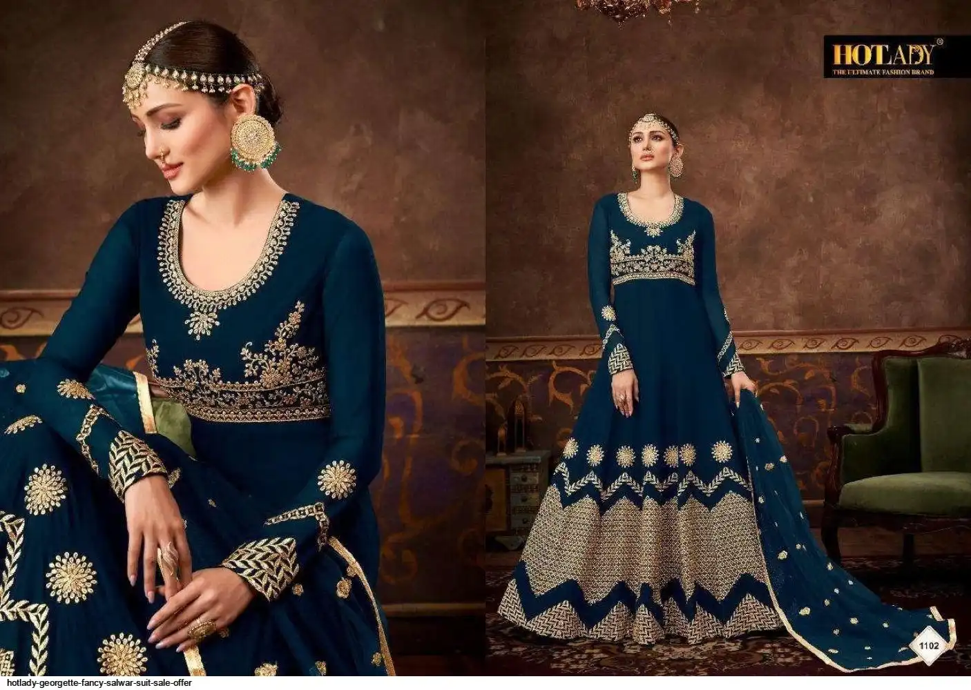 Hotlady georgette FANCY SALWAR SUIT SALE OFFER