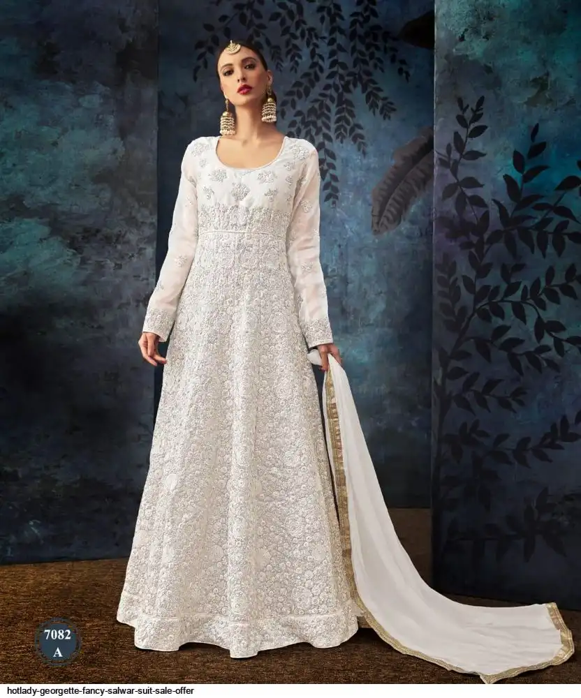 Hotlady georgette FANCY SALWAR SUIT SALE OFFER