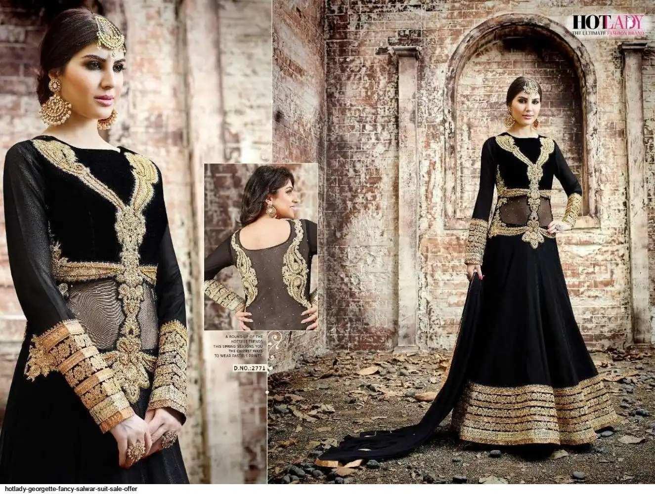 Hotlady georgette FANCY SALWAR SUIT SALE OFFER