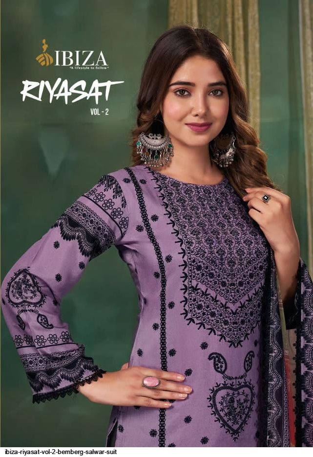 IBIZA RIYASAT VOL 2 BEMBERG SALWAR SUIT