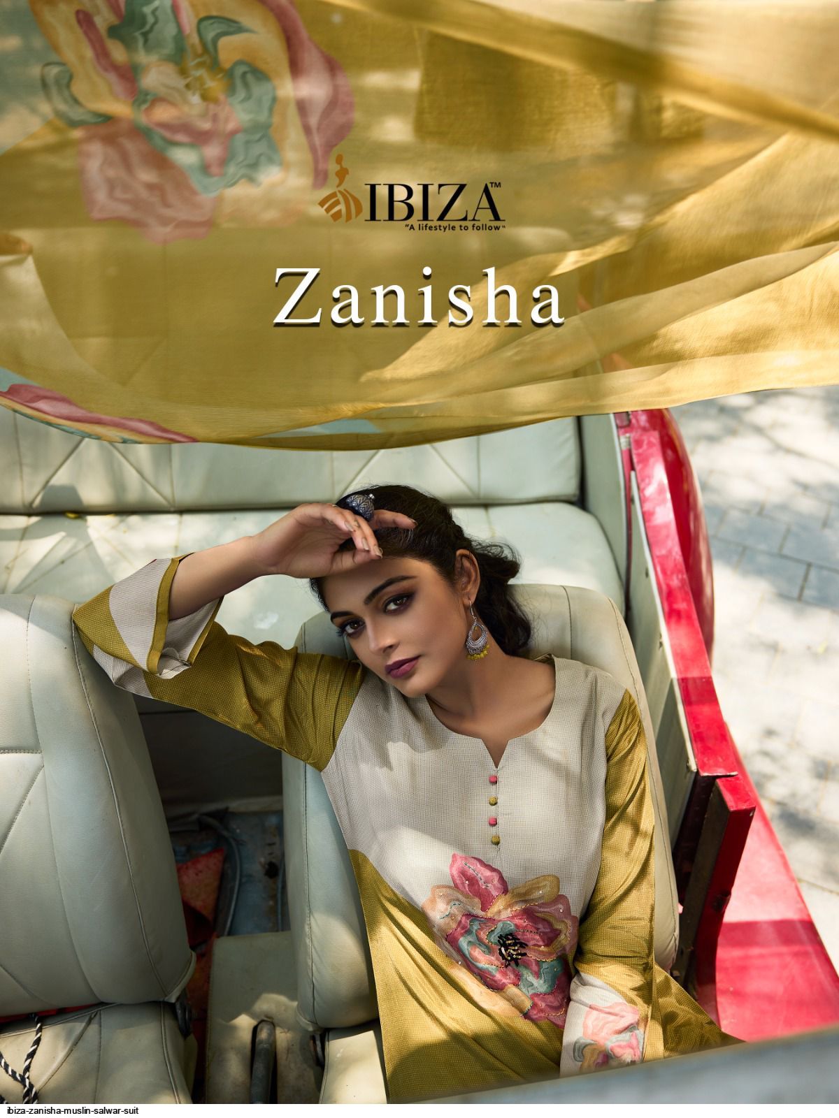 IBIZA ZANISHA MUSLIN SALWAR SUIT