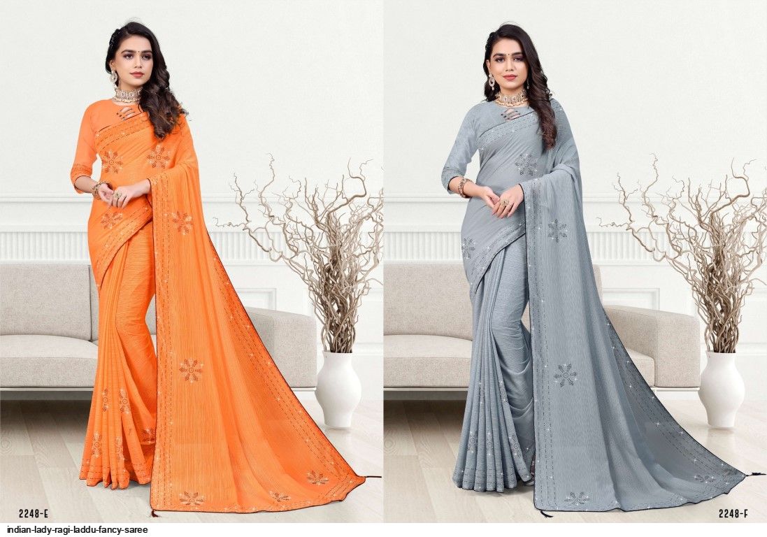 INDIAN LADY Ragi Laddu fancy saree