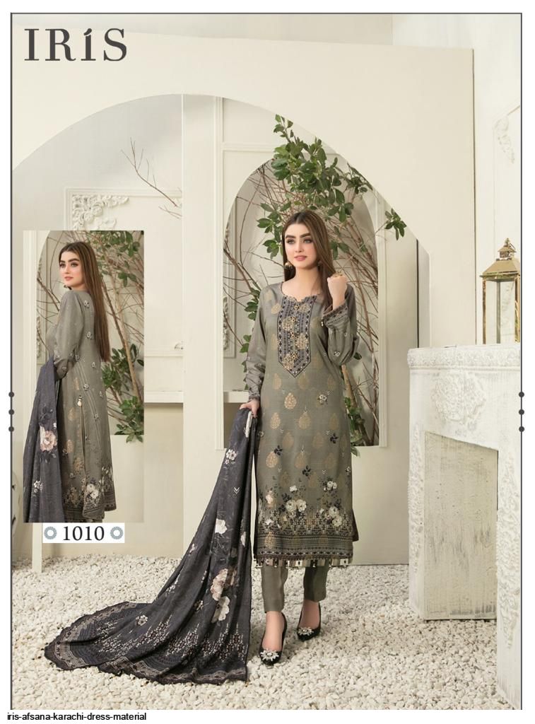IRIS AFSANA KARACHI DRESS MATERIAL
