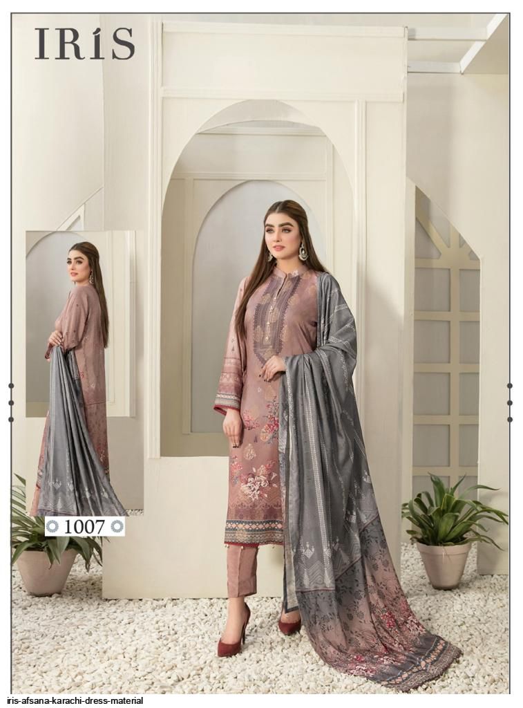 IRIS AFSANA KARACHI DRESS MATERIAL