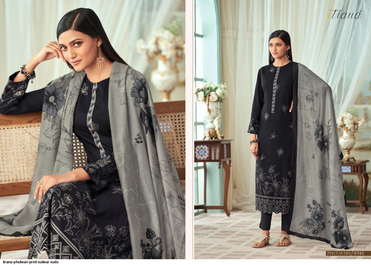 ITRANA PHULWARI PRINT SALWAR SUITS