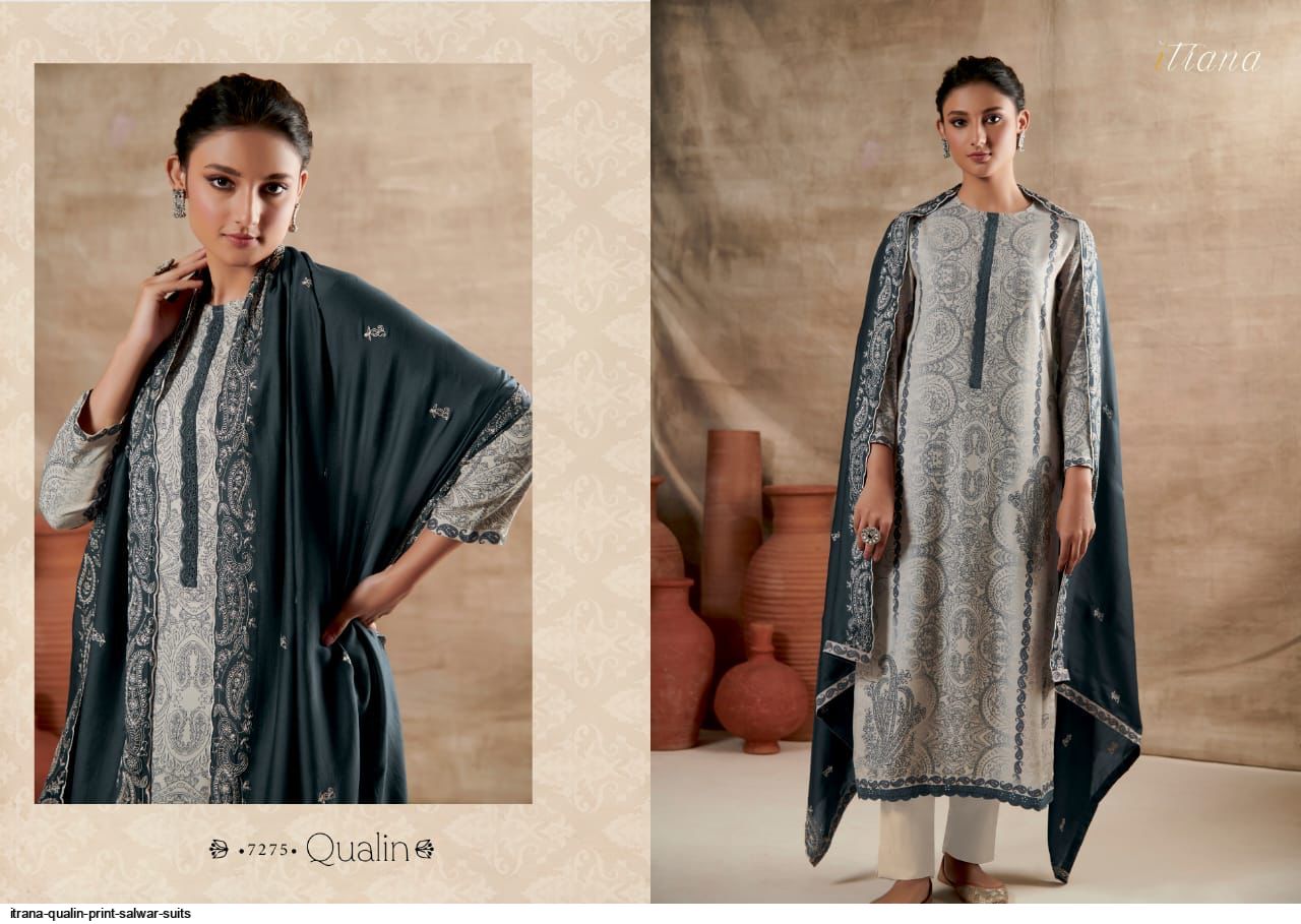 ITRANA QUALIN PRINT salwar suits