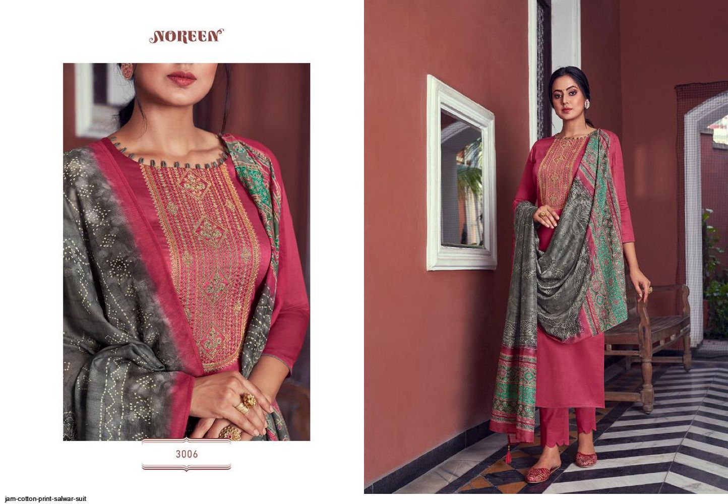 Jam Cotton Print SALWAR suit